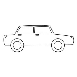 50+ Super Easy Car Coloring Pages for Kids - Artist Been