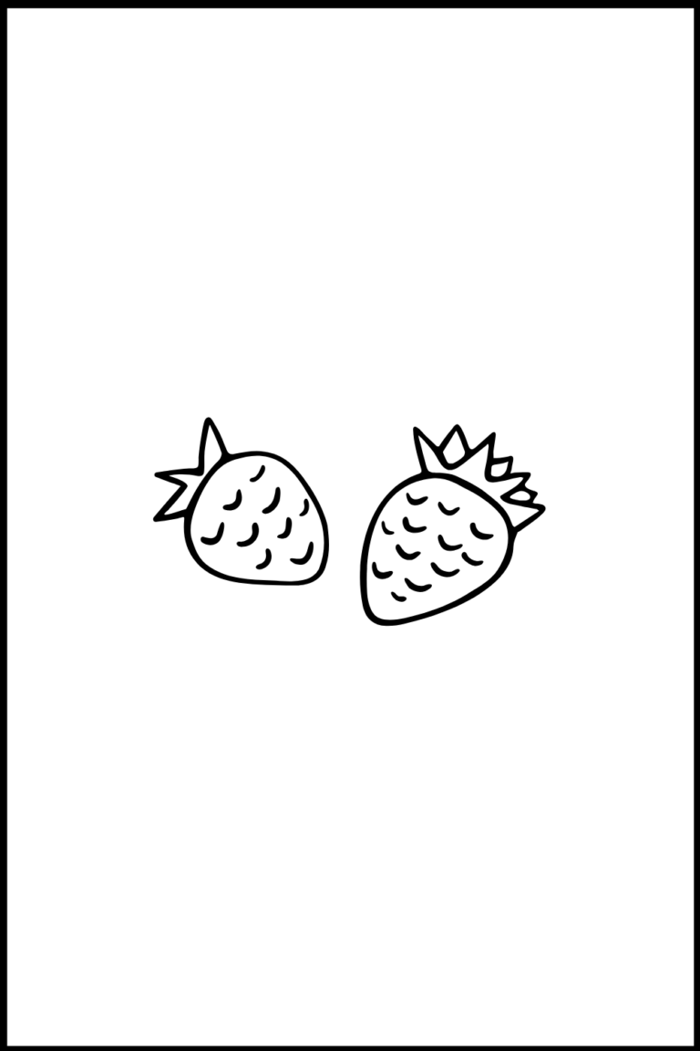 66+ Easy Strawberry Doodle Ideas to Draw - Artist Been