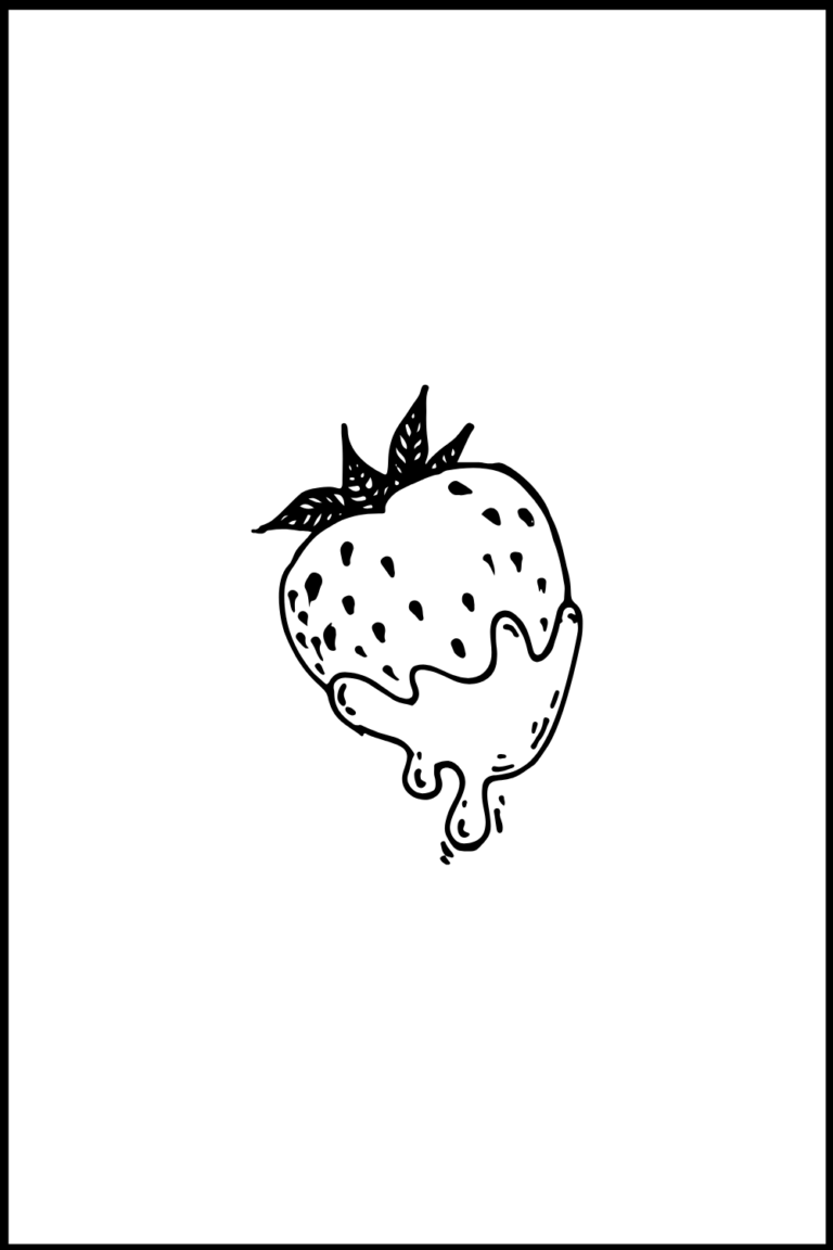 66+ Easy Strawberry Doodle Ideas to Draw - Artist Been
