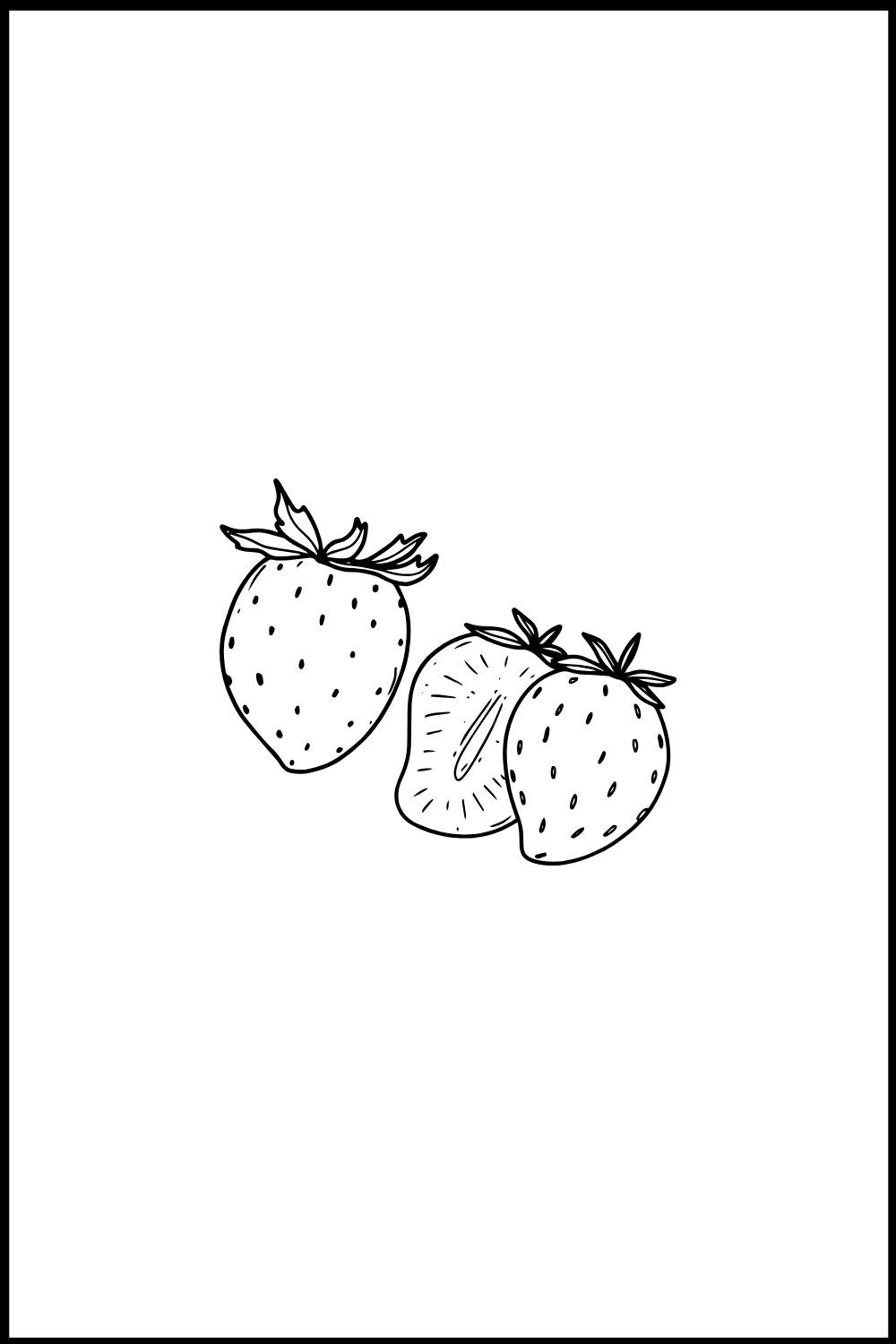 66+ Easy Strawberry Doodle Ideas to Draw - Artist Been