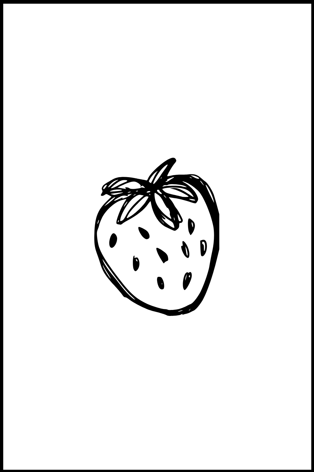 66+ Easy Strawberry Doodle Ideas to Draw - Artist Been