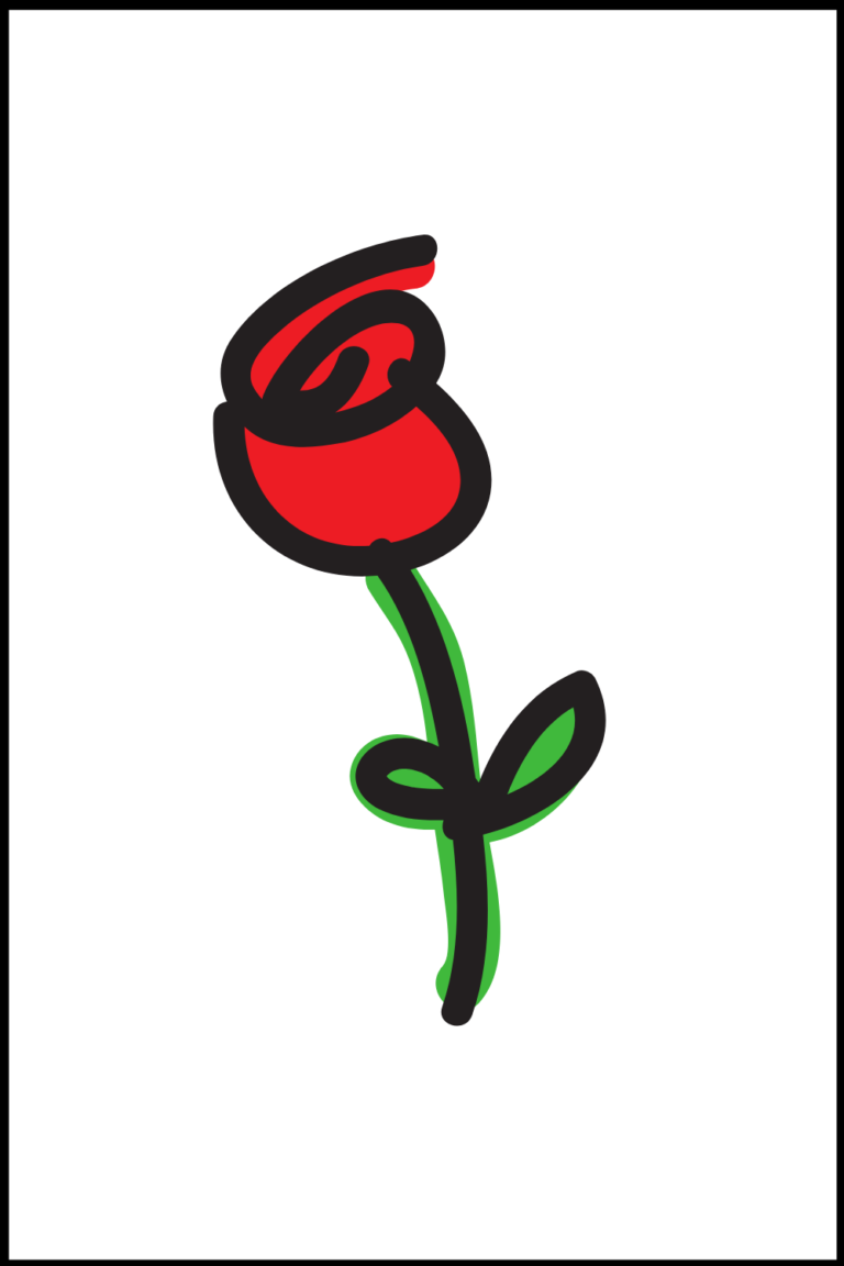50+ Rose Doodle Ideas to Draw - Artist Been