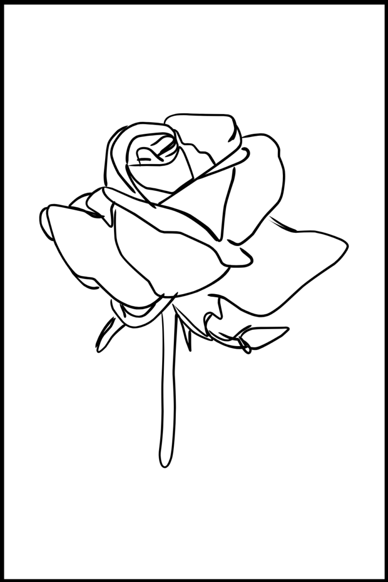 50+ Rose Doodle Ideas to Draw - Artist Been