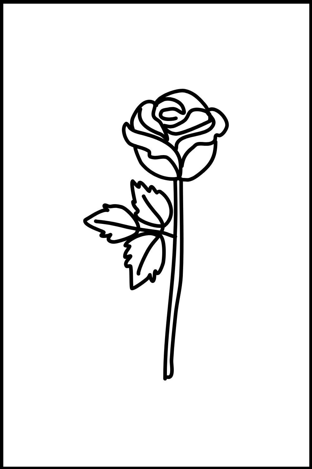 50+ Rose Doodle Ideas to Draw - Artist Been
