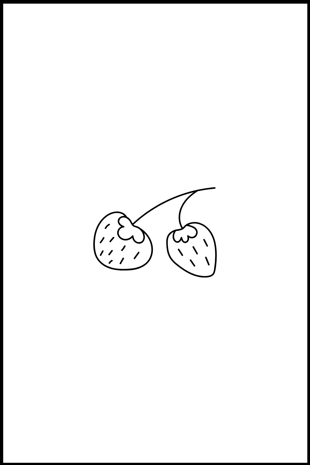 66+ Easy Strawberry Doodle Ideas to Draw - Artist Been