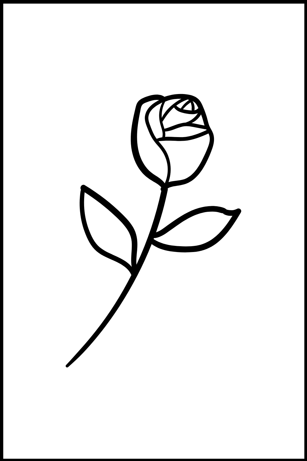 50+ Rose Doodle Ideas to Draw - Artist Been