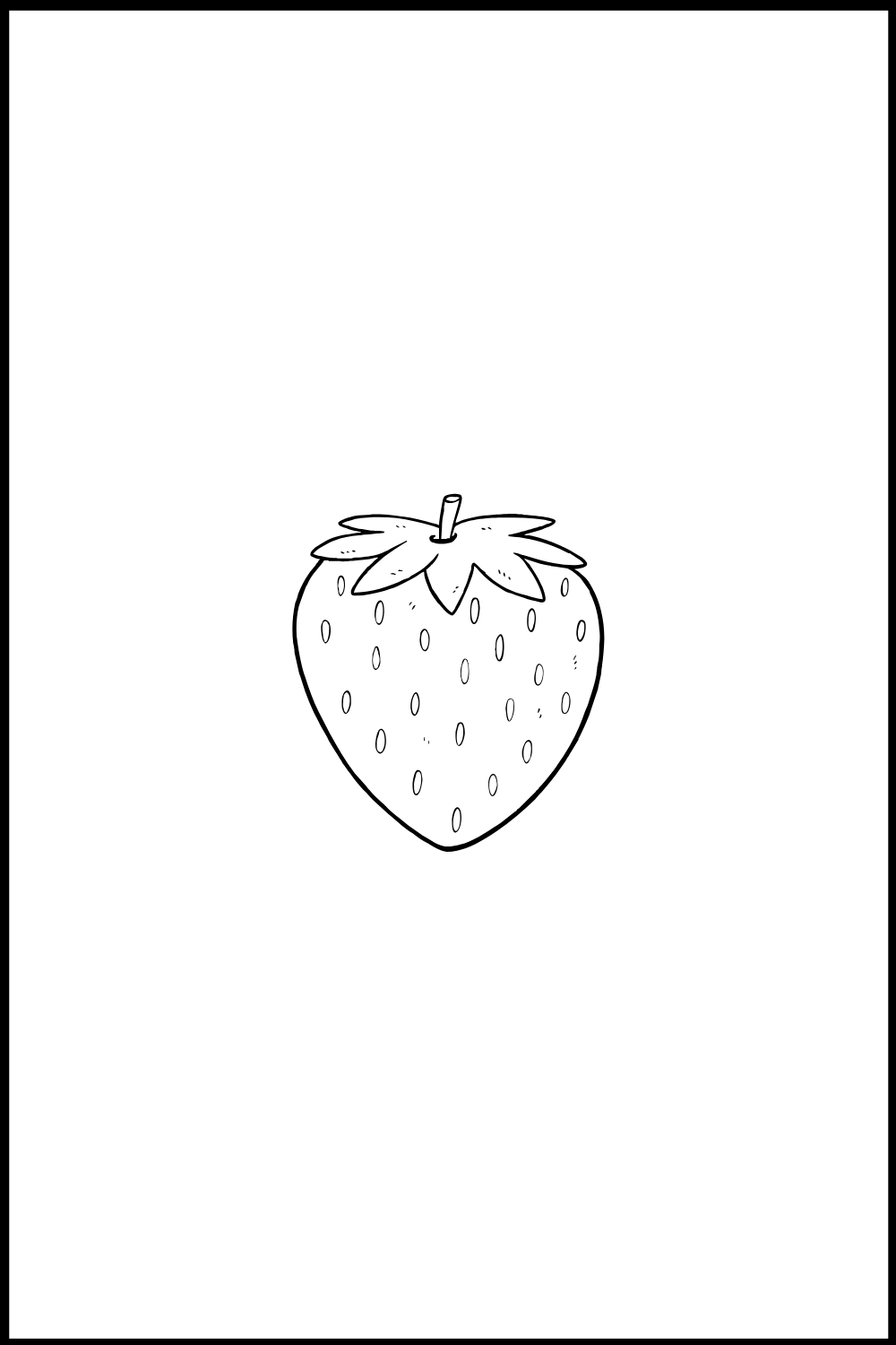 66+ Easy Strawberry Doodle Ideas to Draw - Artist Been