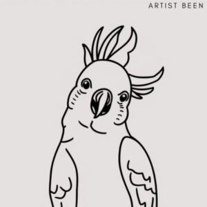15 Easy and Cute Cockatoo Bird Drawing Ideas for Beginners 🦜 - Artist Been