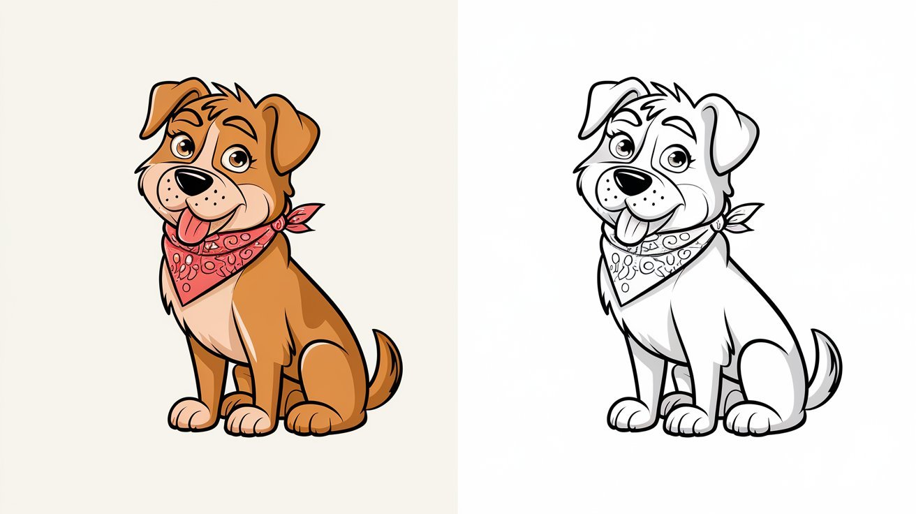 15 Fun and Creative Dog Coloring Pages 🐾 Perfect for All Ages - Artist Been