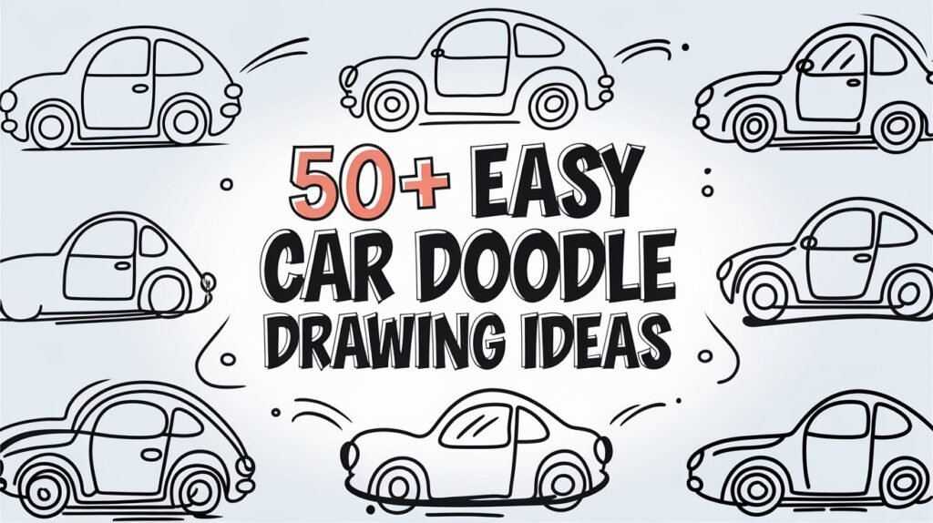 50+ Easy Car Doodle Drawing Ideas - Artist Been
