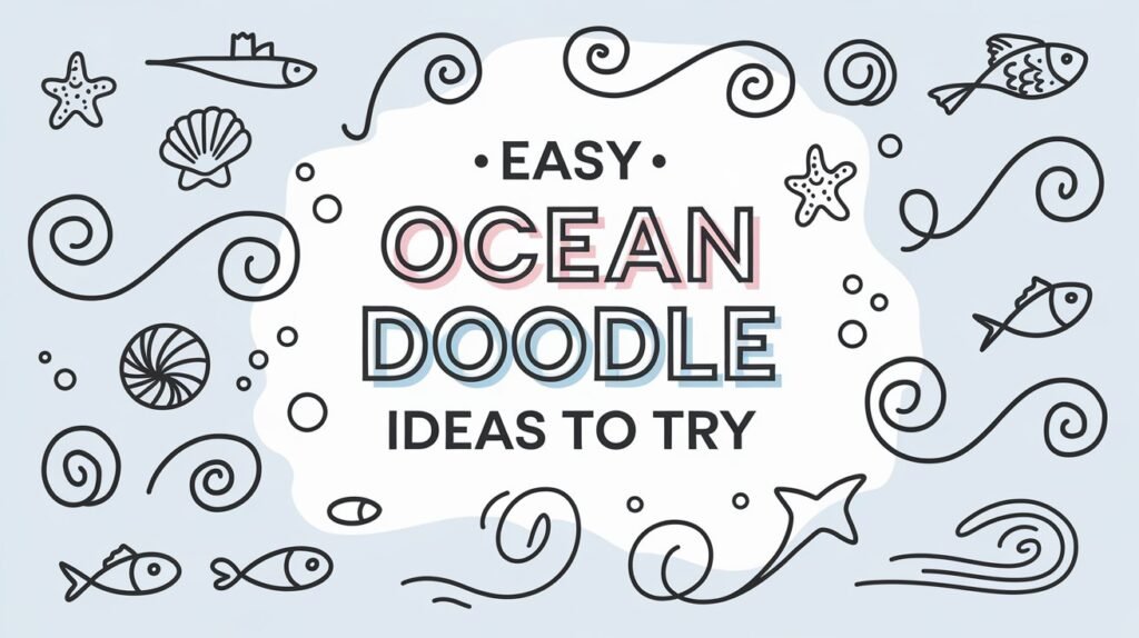 50+ Easy Ocean Doodle Ideas to try - Artist Been