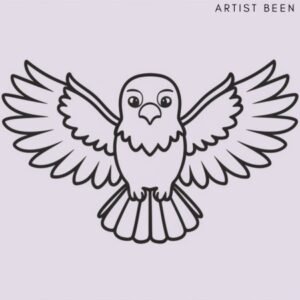 15 Easy Hawk Drawing Ideas for Beginners 🦅 - Artist Been