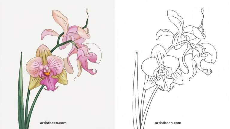 50 Beautiful Flowers Coloring Pages 🌸🎨 Perfect for Kids and Adults ...