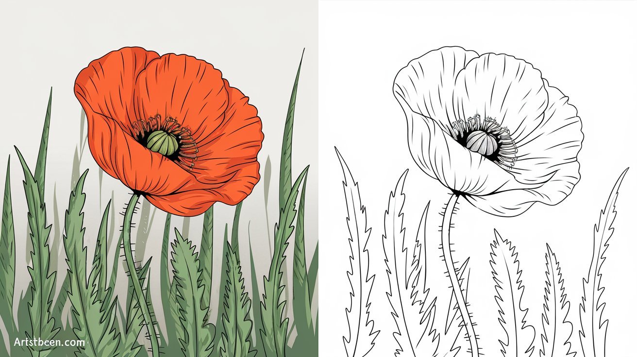 50 Beautiful Flowers Coloring Pages 🌸🎨 Perfect for Kids and Adults ...