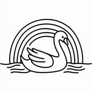 15 Easy and Cute Swan Drawing Ideas for Beginners 🦢 - Artist Been