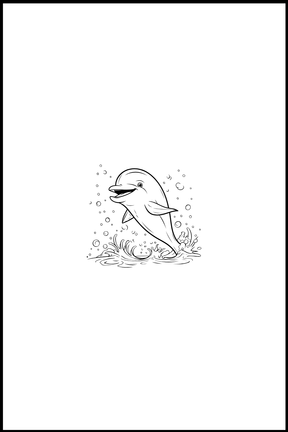 50+ Cute Dolphin Doodles Ideas to Draw - Artist Been
