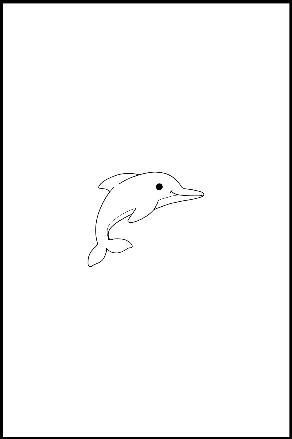 50+ Cute Dolphin Doodles Ideas to Draw - Artist Been