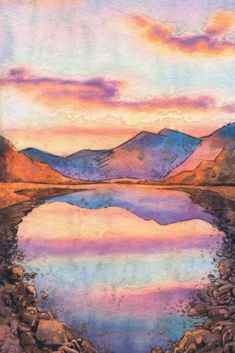 38+ Watercolor Sunset Painting Ideas for Beginners - Artist Been