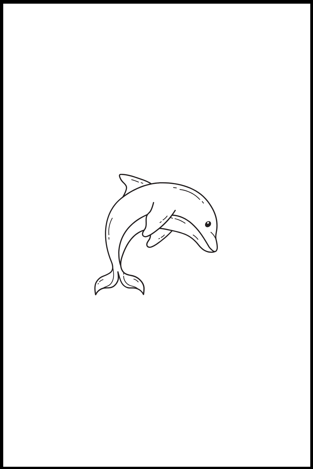 50+ Cute Dolphin Doodles Ideas to Draw - Artist Been