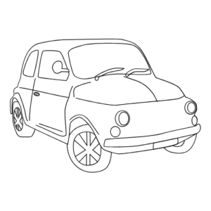 35+ Easy Car Drawing Ideas for Beginners - Artist Been