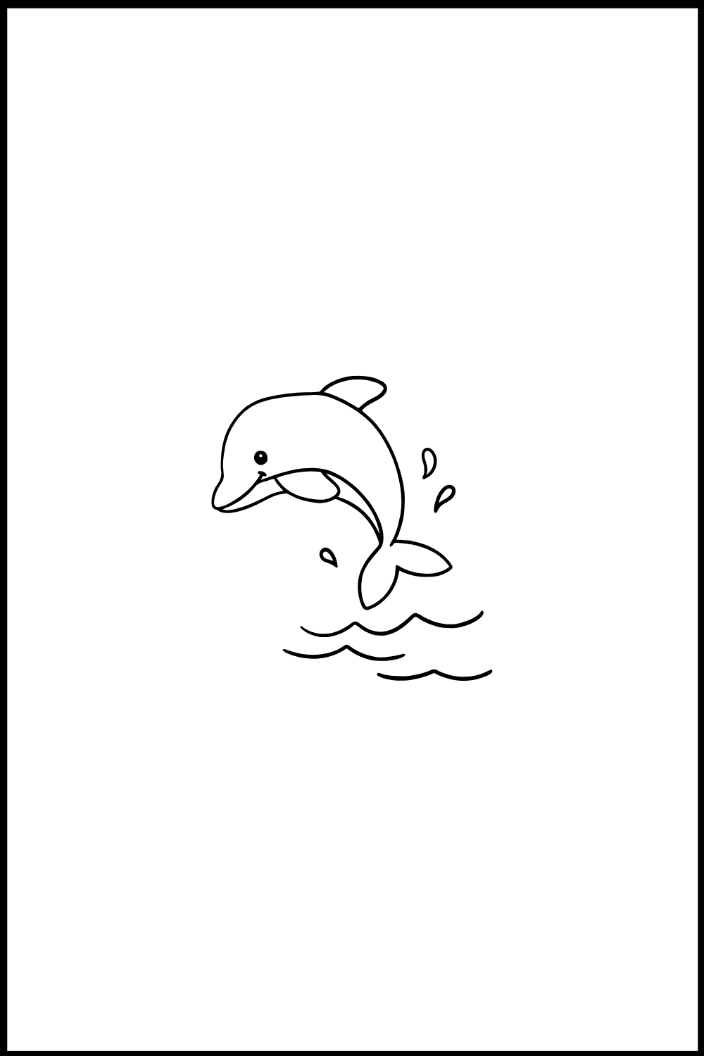 50+ Cute Dolphin Doodles Ideas to Draw - Artist Been