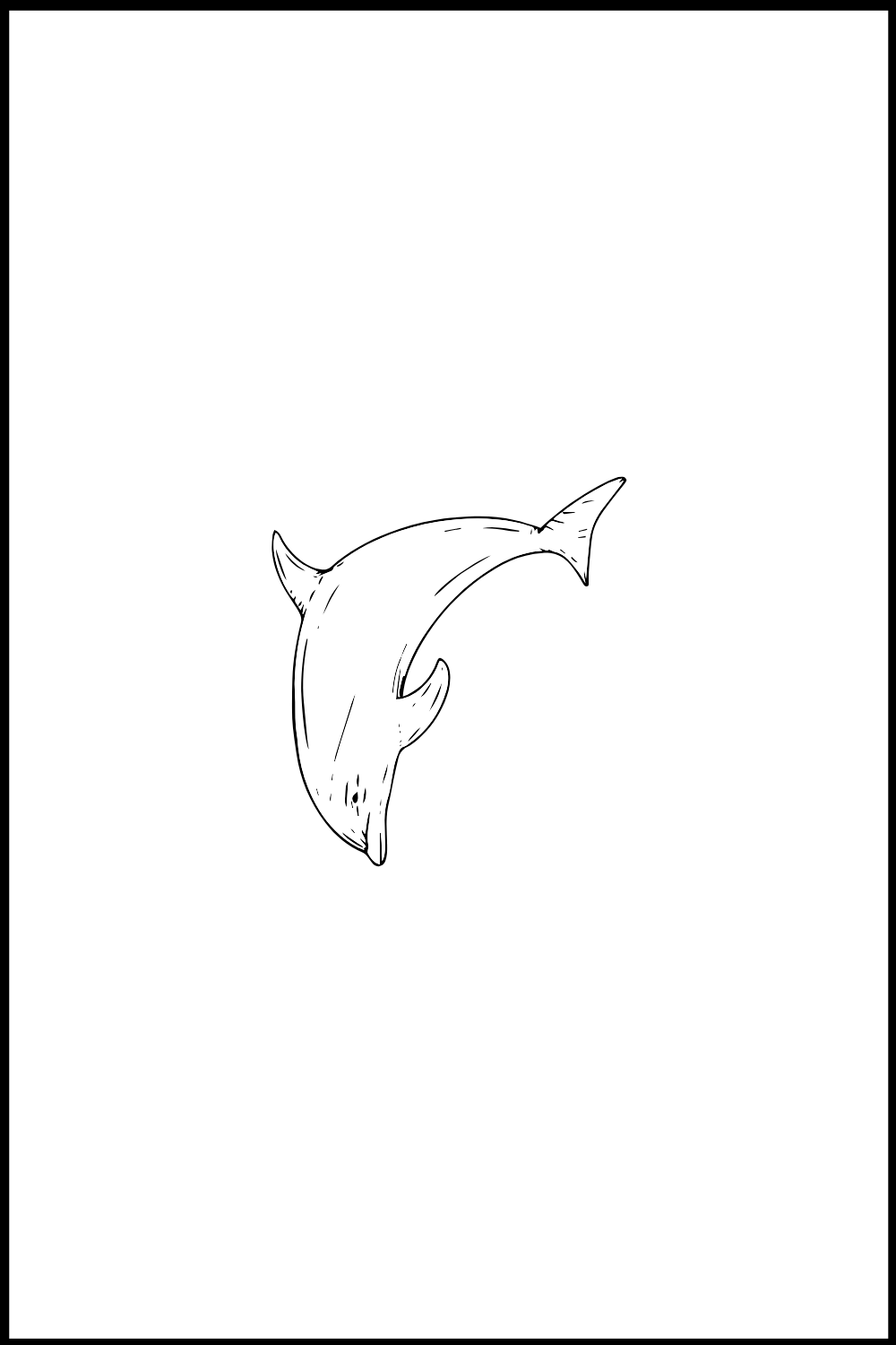 50+ Cute Dolphin Doodles Ideas to Draw - Artist Been