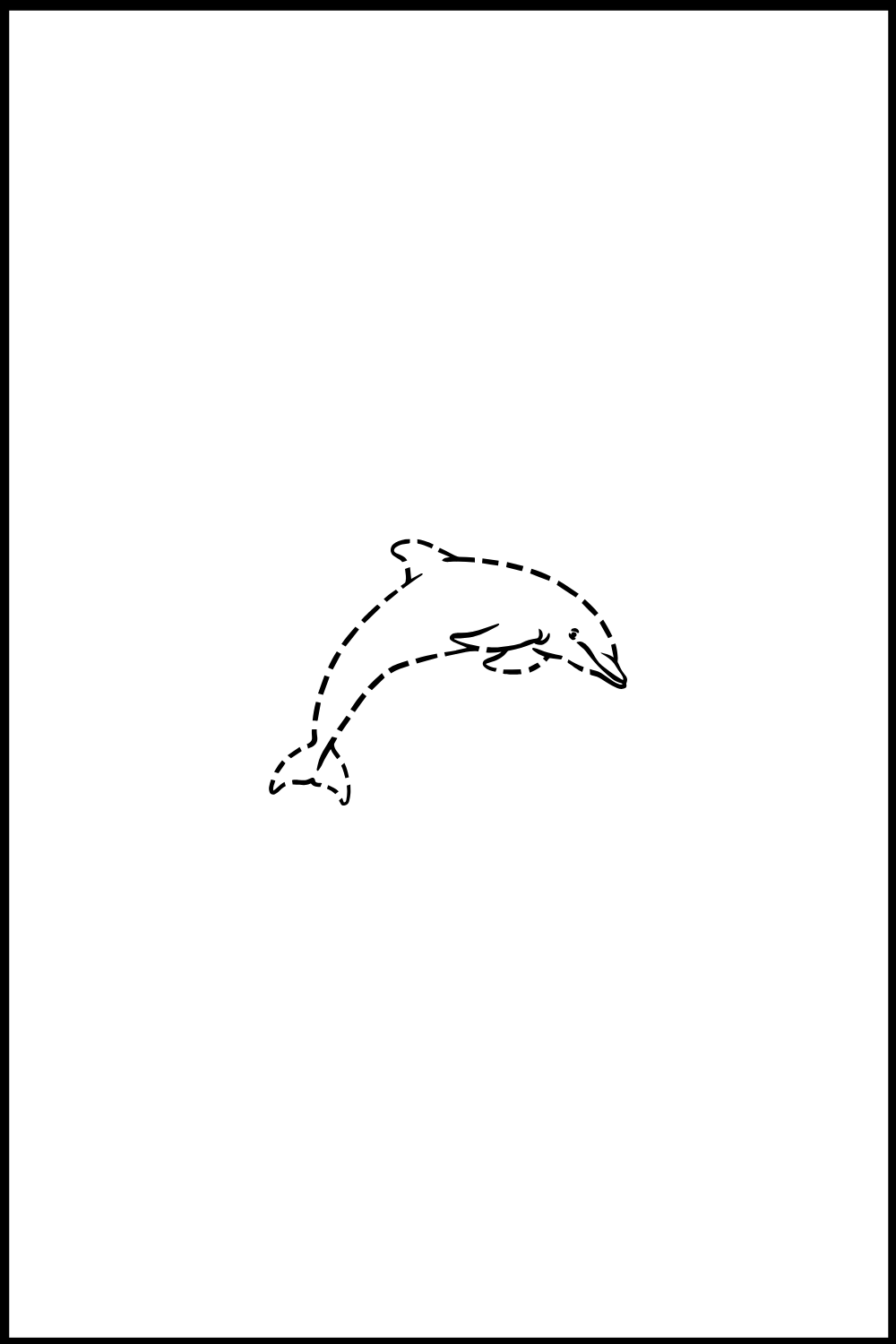 50+ Cute Dolphin Doodles Ideas to Draw - Artist Been