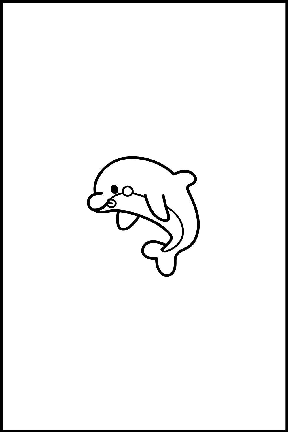50+ Cute Dolphin Doodles Ideas to Draw - Artist Been