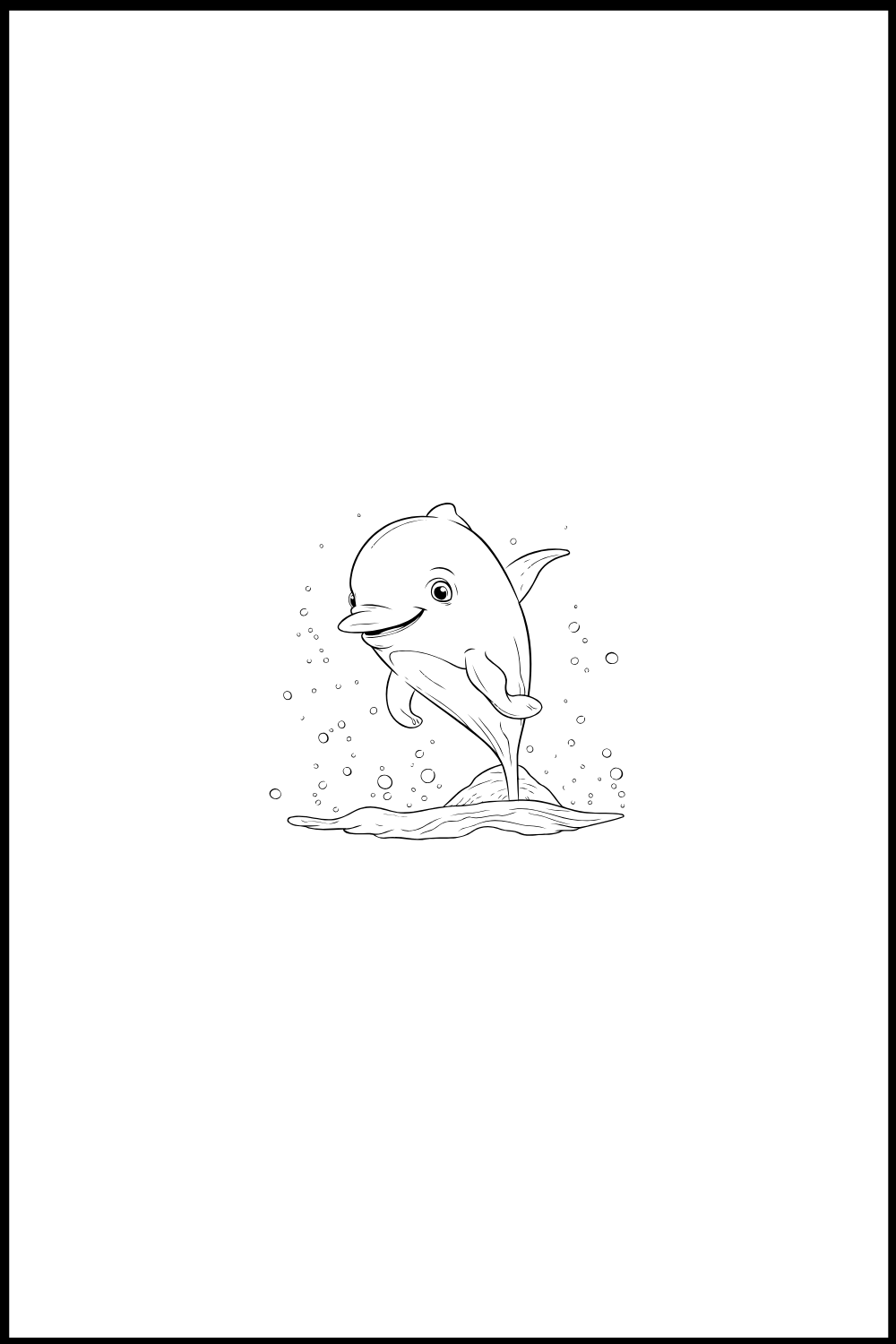 50+ Cute Dolphin Doodles Ideas to Draw - Artist Been