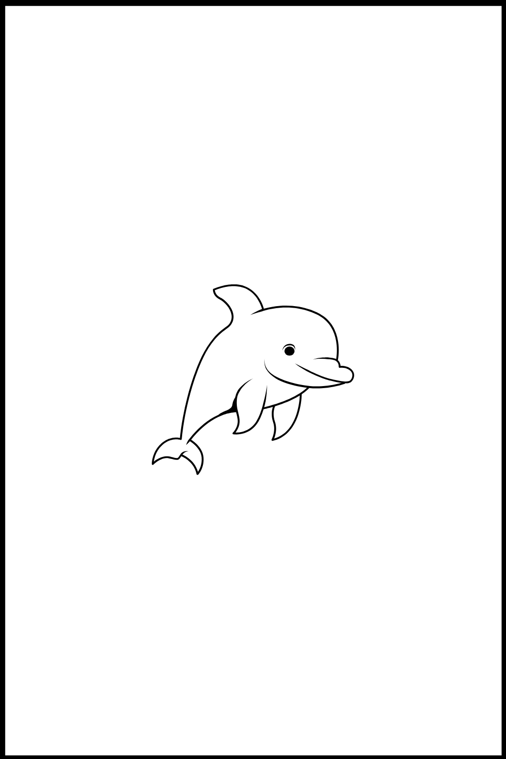 50+ Cute Dolphin Doodles Ideas to Draw - Artist Been