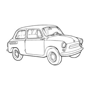 35+ Easy Car Drawing Ideas for Beginners - Artist Been