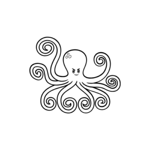 31+ Original Octopus Drawing Ideas for Beginners - Artist Been