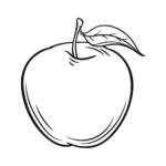 35+ Amazing Apple Drawing Ideas for beginners - Artist Been