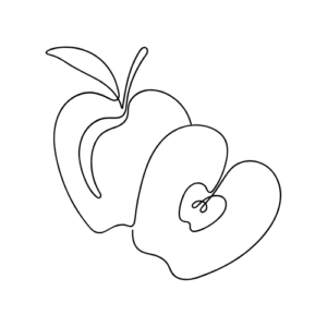 35+ Amazing Apple Drawing Ideas for beginners - Artist Been