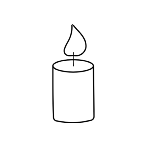 34+ Easy Candle Drawing Ideas for Beginners - Artist Been