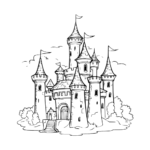 31+ Easy Castle Drawing Ideas for Beginners - Artist Been