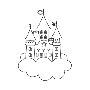 31+ Easy Castle Drawing Ideas for Beginners - Artist Been