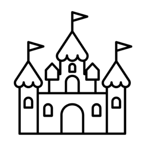 31+ Easy Castle Drawing Ideas for Beginners - Artist Been