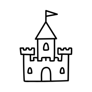 31+ Easy Castle Drawing Ideas for Beginners - Artist Been