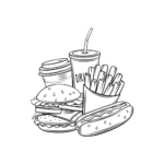 30+ Delicious Food Drawing Ideas for Beginners - Artist Been