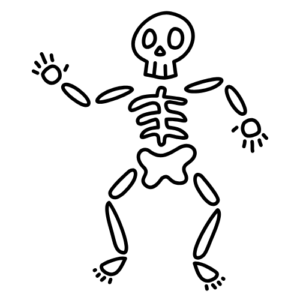 33+ Skinny Skeleton Drawing Ideas for Beginners - Artist Been