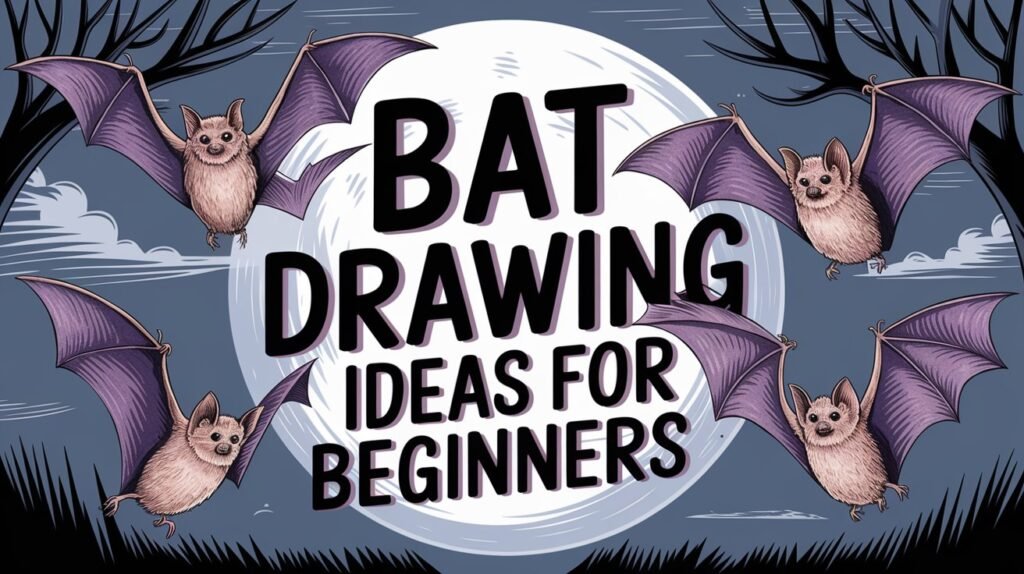 31+Brilliant Bat Drawing Ideas for Beginners - Artist Been
