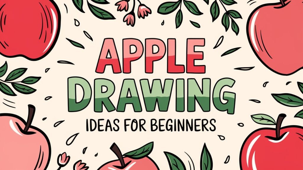 35+ Amazing Apple Drawing Ideas for beginners - Artist Been