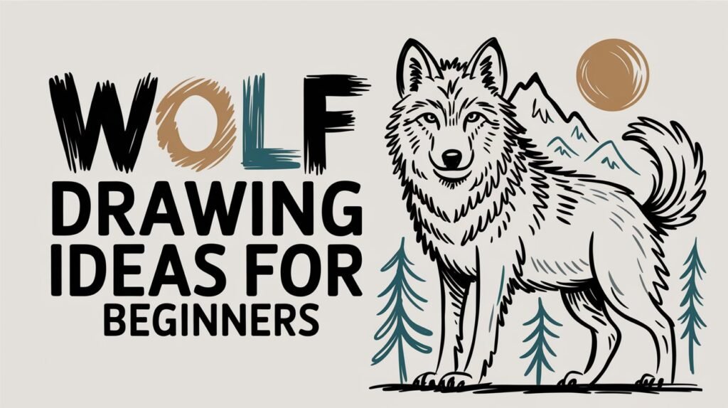 30+ Furious Wolf Drawing ideas for beginners - Artist Been