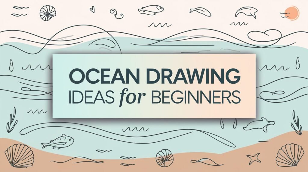 33+ Cool Ocean Drawing Ideas for Beginners - Artist Been