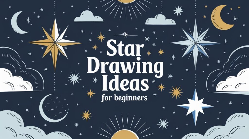 35+ Stunning Star Drawing Ideas for Beginners - Artist Been