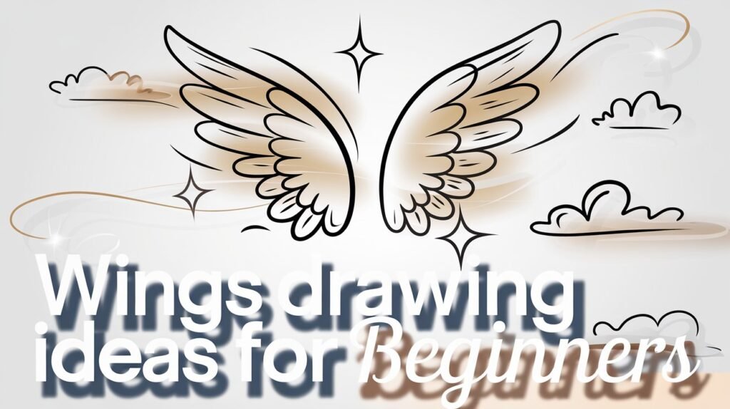 30+ Stunning Wings Drawing Ideas for Beginners - Artist Been
