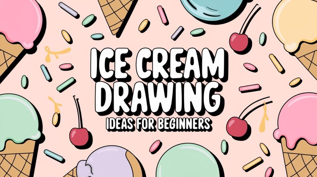 35+ Cool Ice Cream drawing ideas for beginners - Artist Been