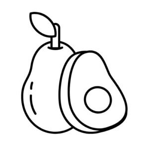 34+ Awesome Avocado Drawing Ideas for Beginners - Artist Been