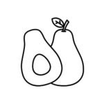 34+ Awesome Avocado Drawing Ideas for Beginners - Artist Been